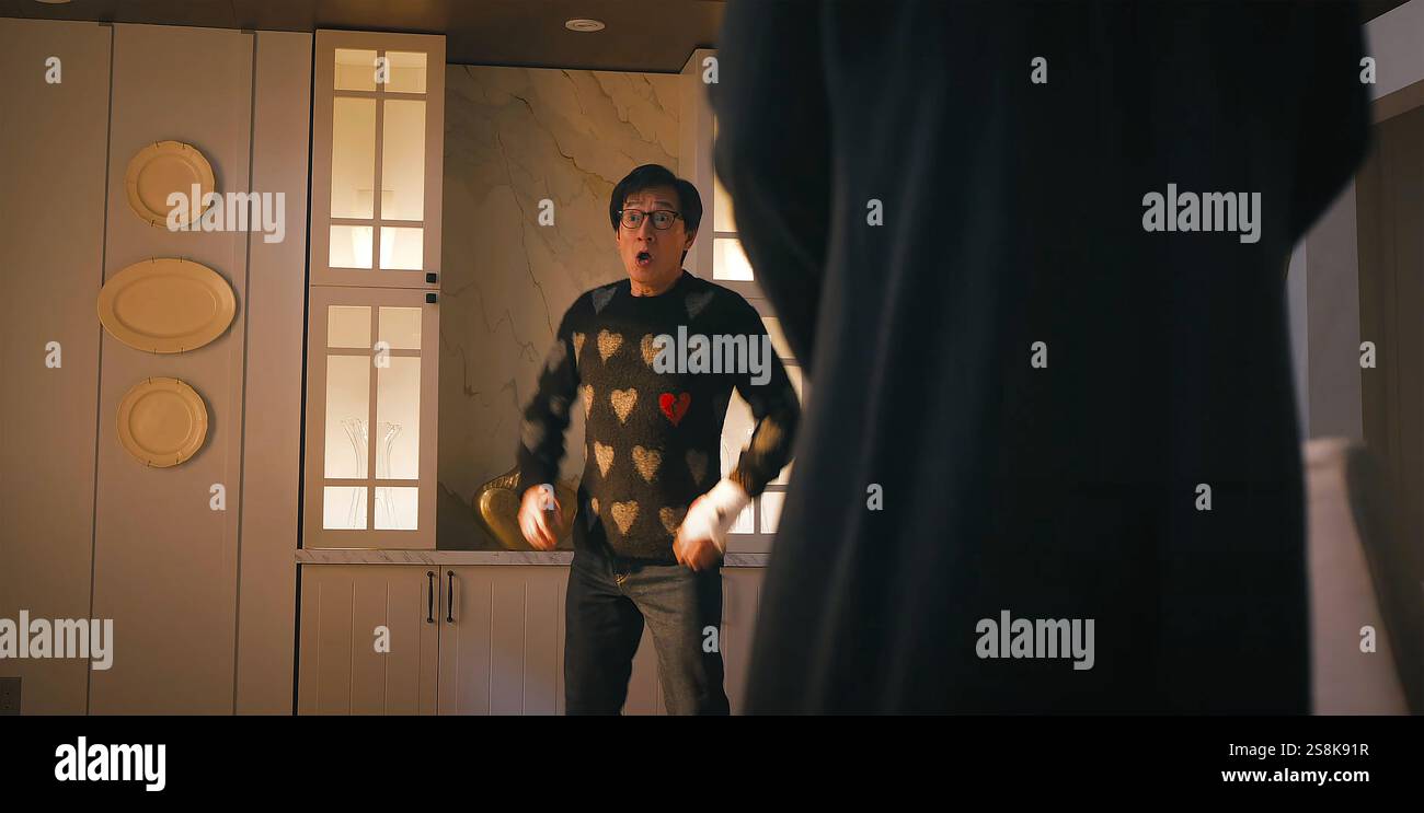 LOVE HURTS - FILM STILLS. 2025 . USA. Ke Huy Quan in Love Hurts - (C)Universal Films - an ...