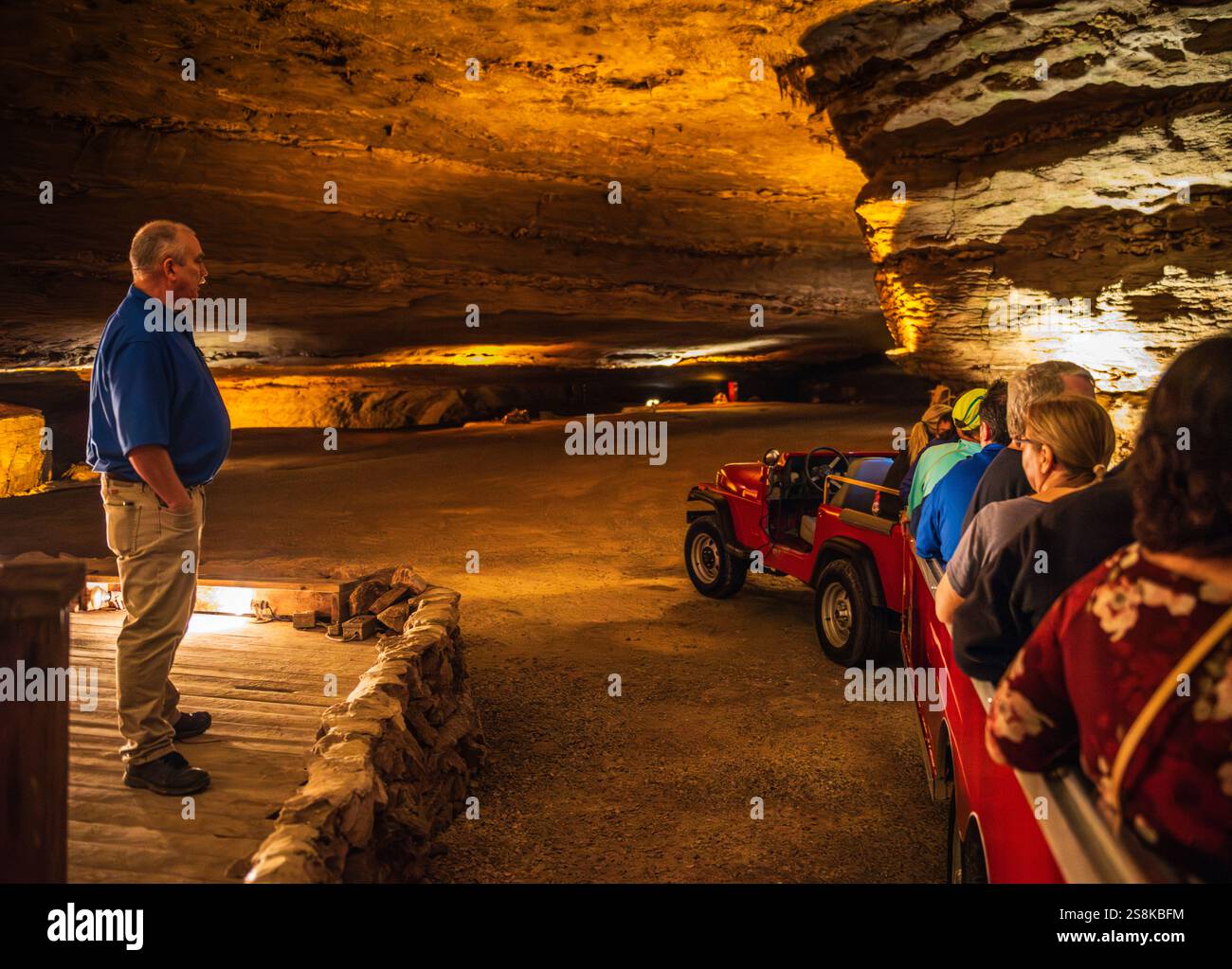 Springfield, MO USA - April 28, 2018: Fantastic Caverns is the only ...