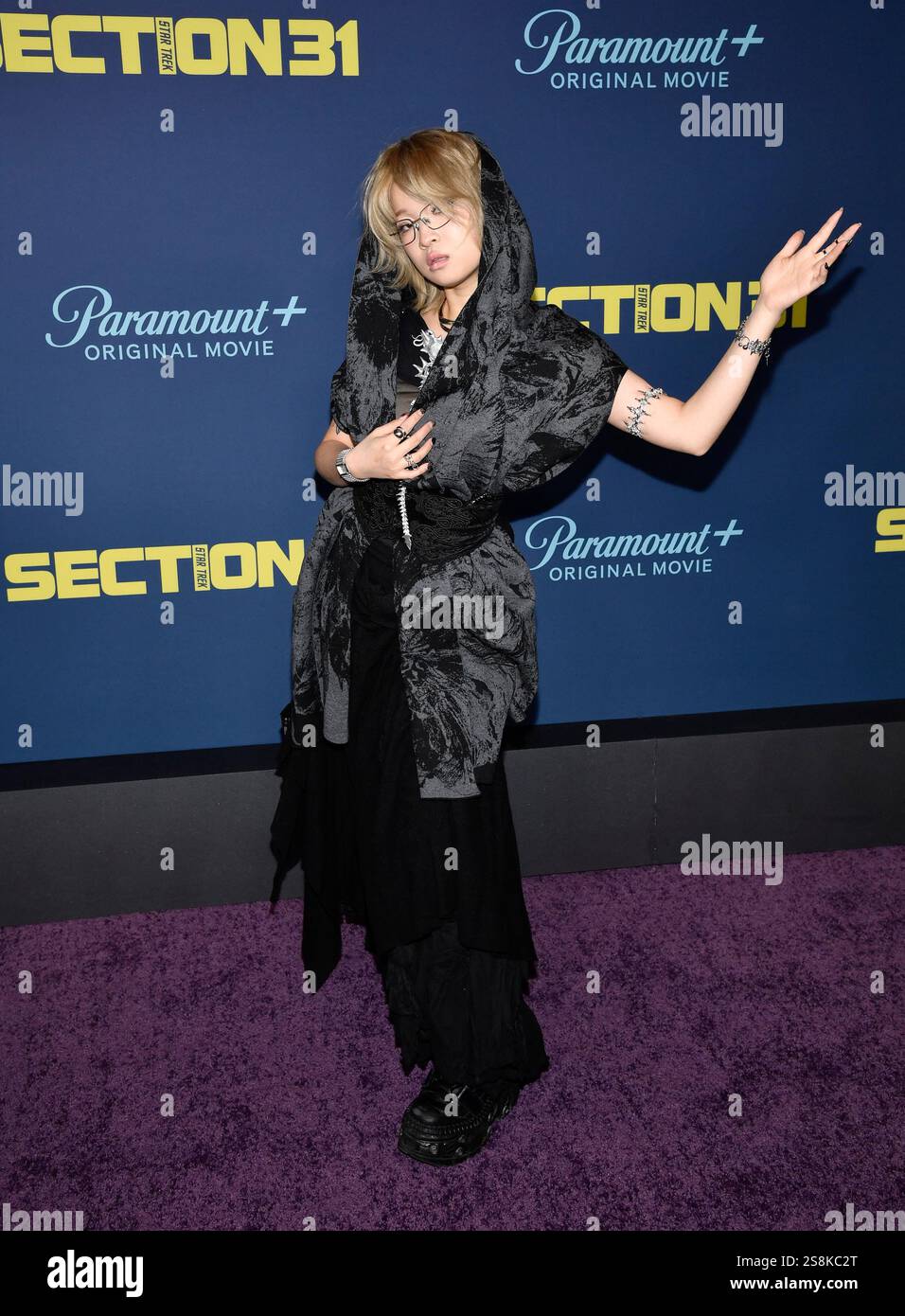 Rui Gao attends the Paramount+ premiere of "Star Trek: Section 31" at ...