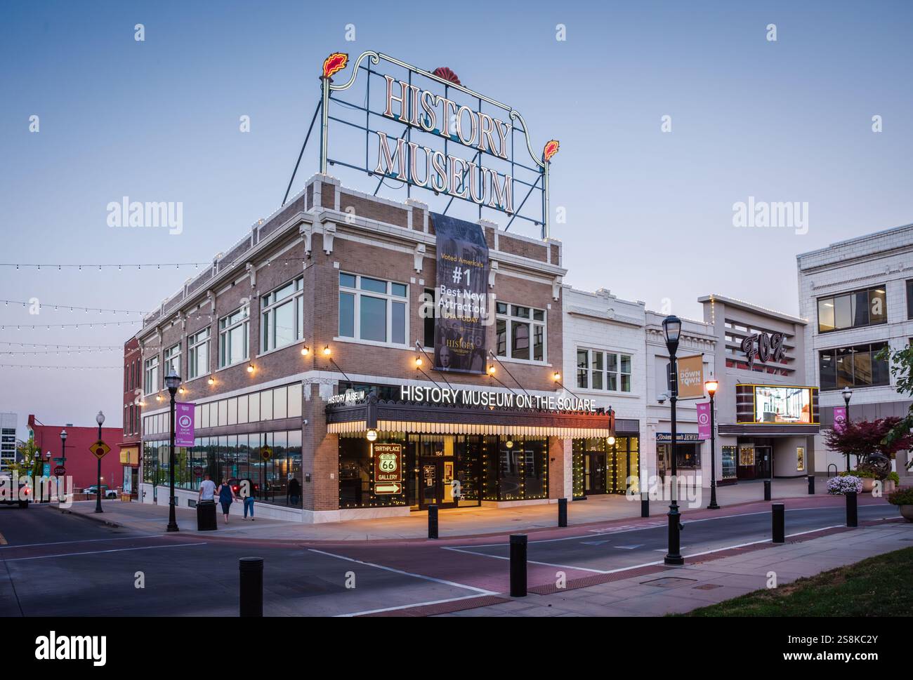 Springfield, MO USA - October 10, 2020: History Museum on the Square is ...