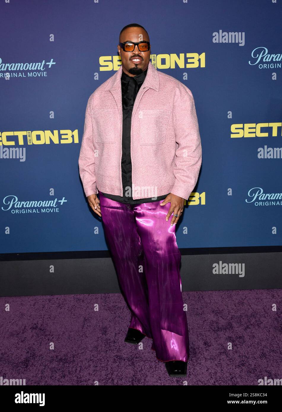 Thaddeus Coates attends the Paramount+ premiere of "Star Trek: Section ...