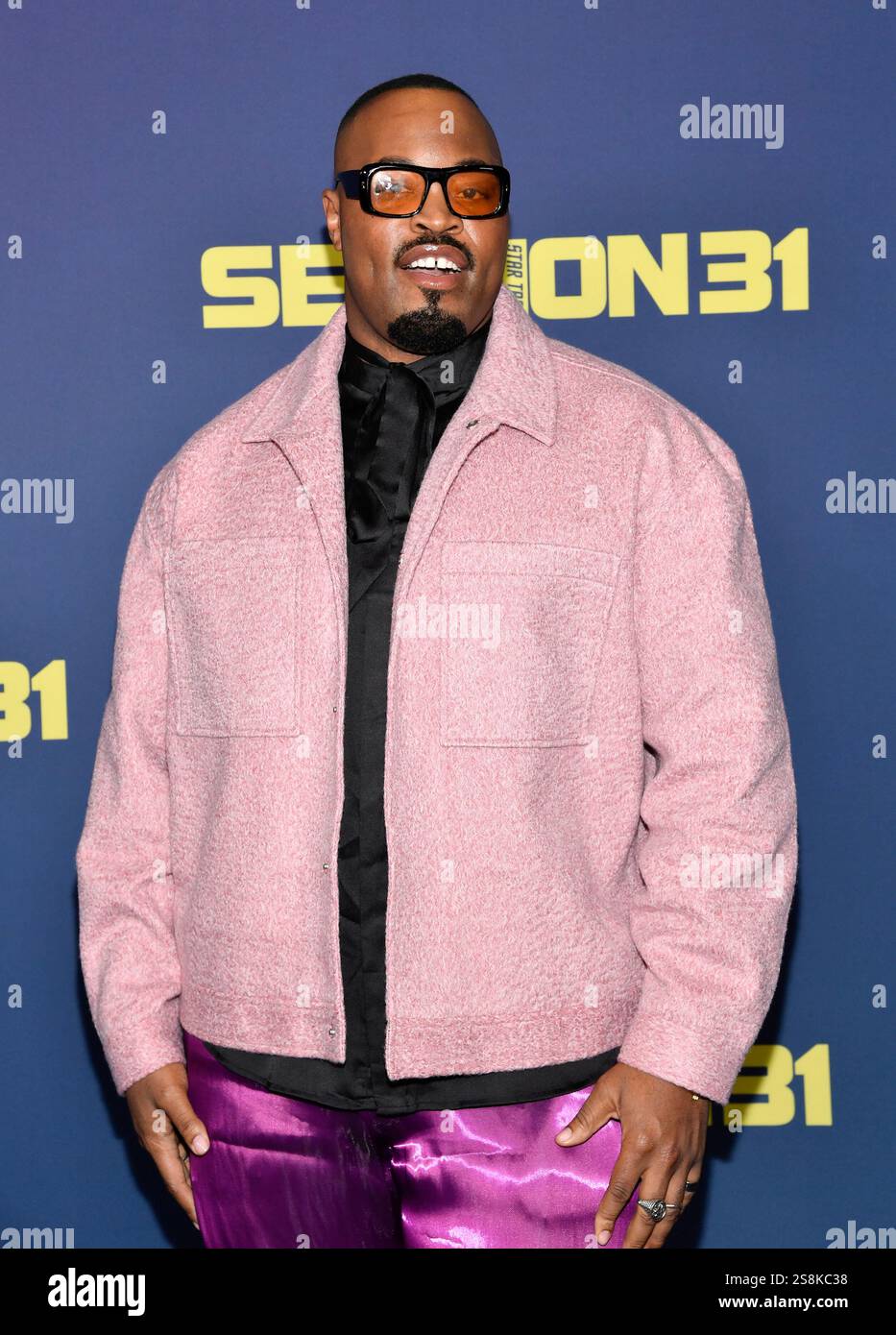 Thaddeus Coates attends the Paramount+ premiere of "Star Trek: Section ...
