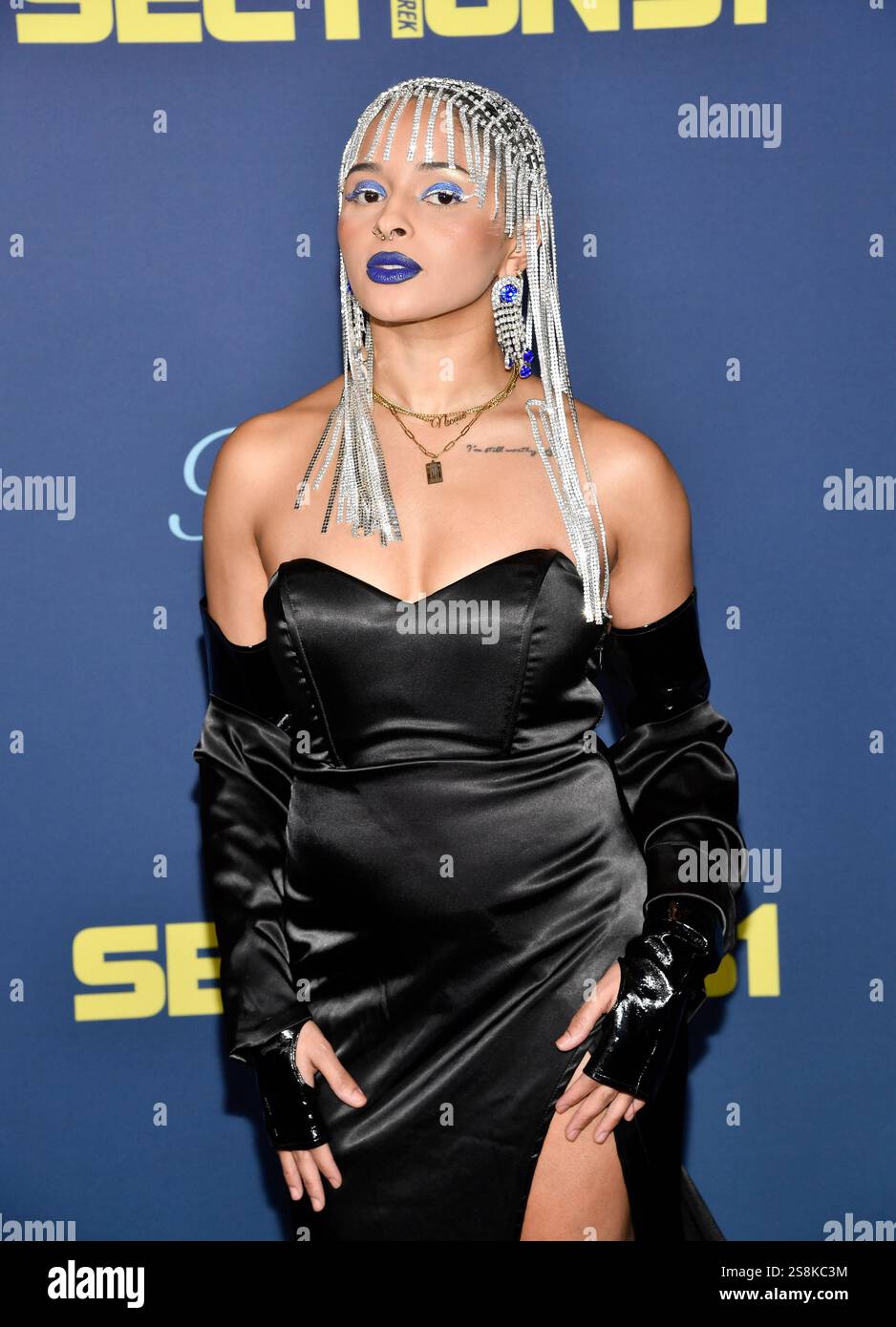 Nicque Marina attends the Paramount+ premiere of "Star Trek: Section 31 ...
