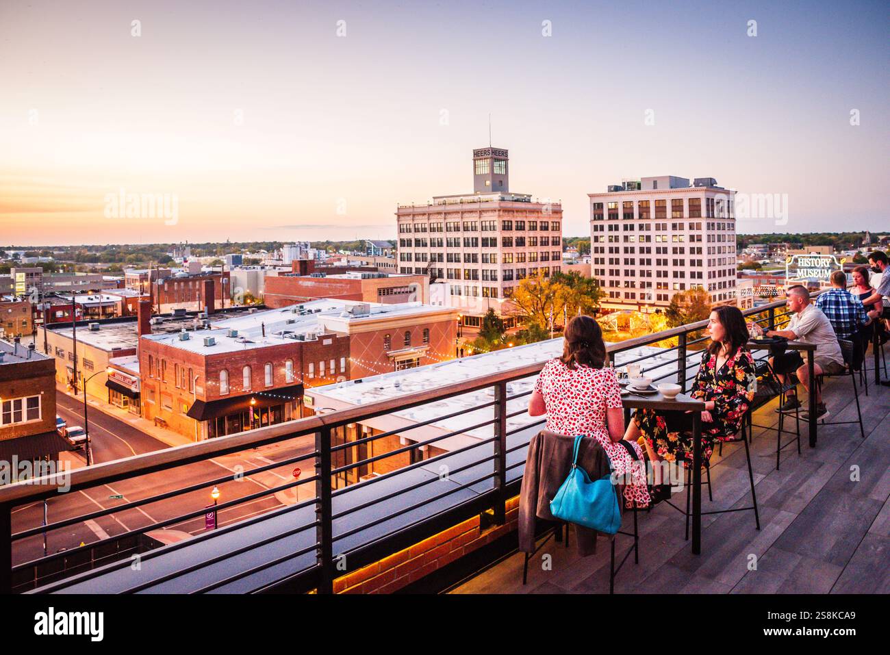 Springfield, MO USA - October 10, 2020: Citiscape of Downtown ...