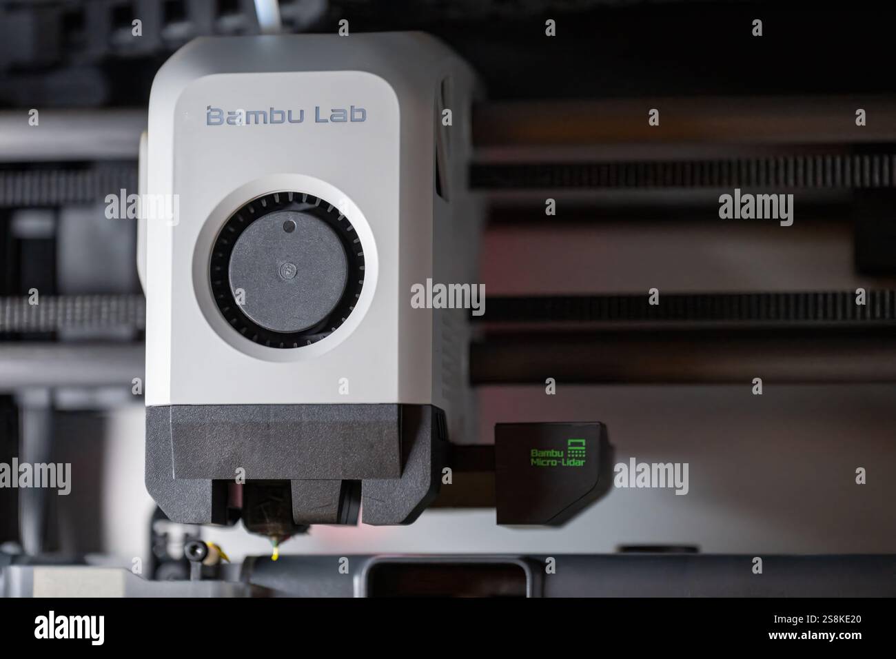 Sioux Falls, South Dakota, USA - 1.22.2025: Bambu Labs X-1 Carbon 3D ...