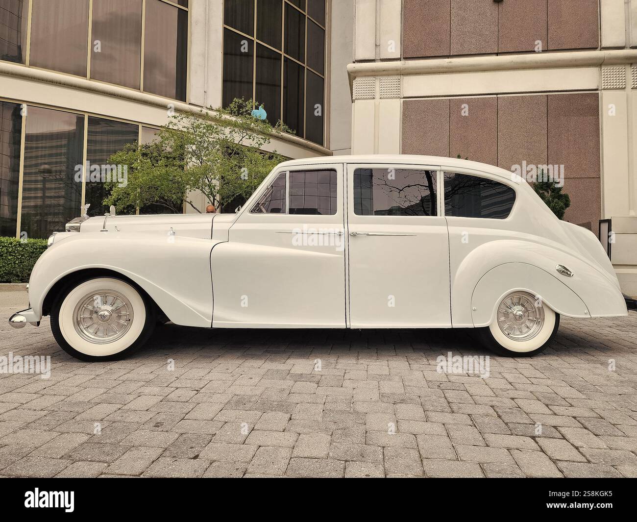 New York City, USA - April 21, 2024: 1967 Rolls Royce Austin Princess ...