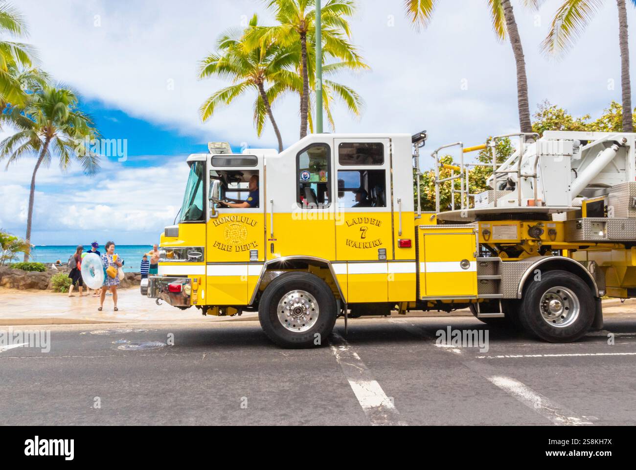 Hawaii fire department hi-res stock photography and images - Alamy