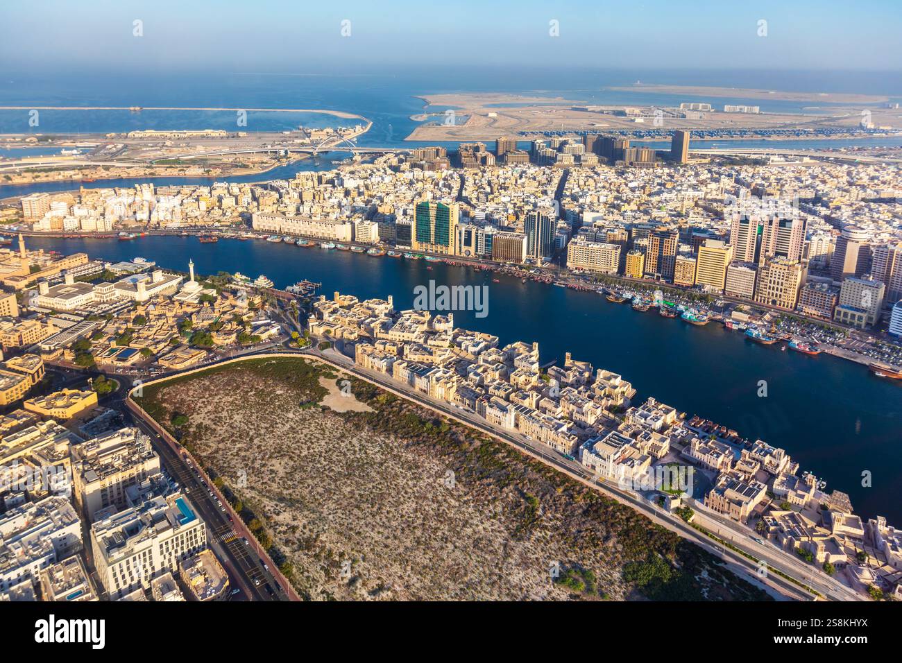 Dubai creek. Gulf of Dubai, United Arab Emirates Stock Photo - Alamy
