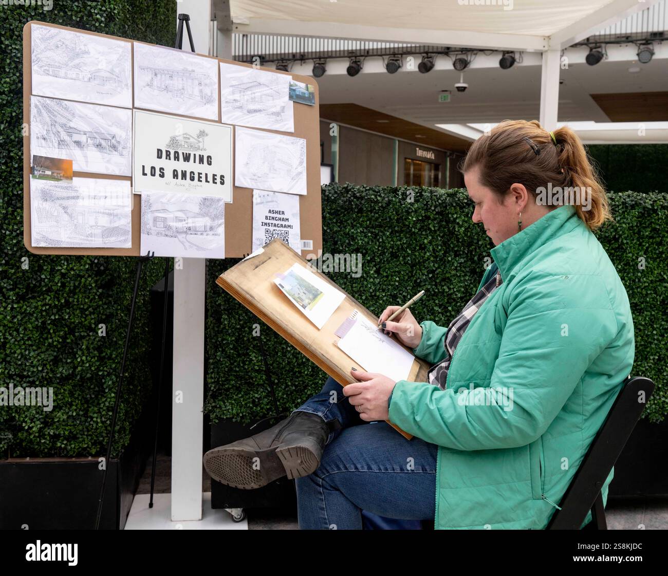 Los Angeles, California, USA. 22nd Jan, 2025. Working from a Google ...