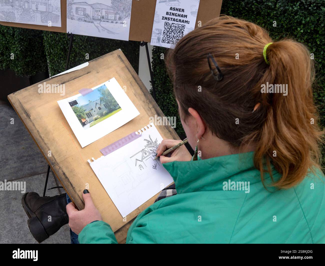 Los Angeles, California, USA. 22nd Jan, 2025. Working from a Google ...