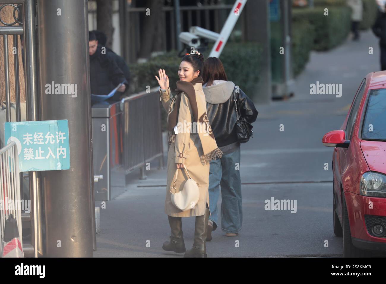 Chinese singer and actress Yao Xiaotang appears in Beijing, China, 22 ...