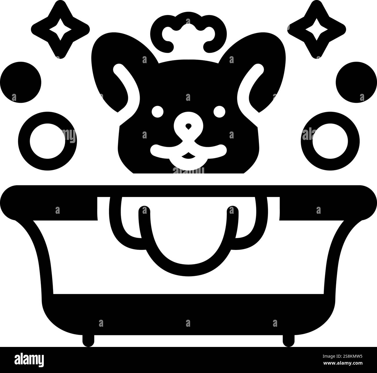 Shower dog Black and White Stock Photos & Images - Alamy