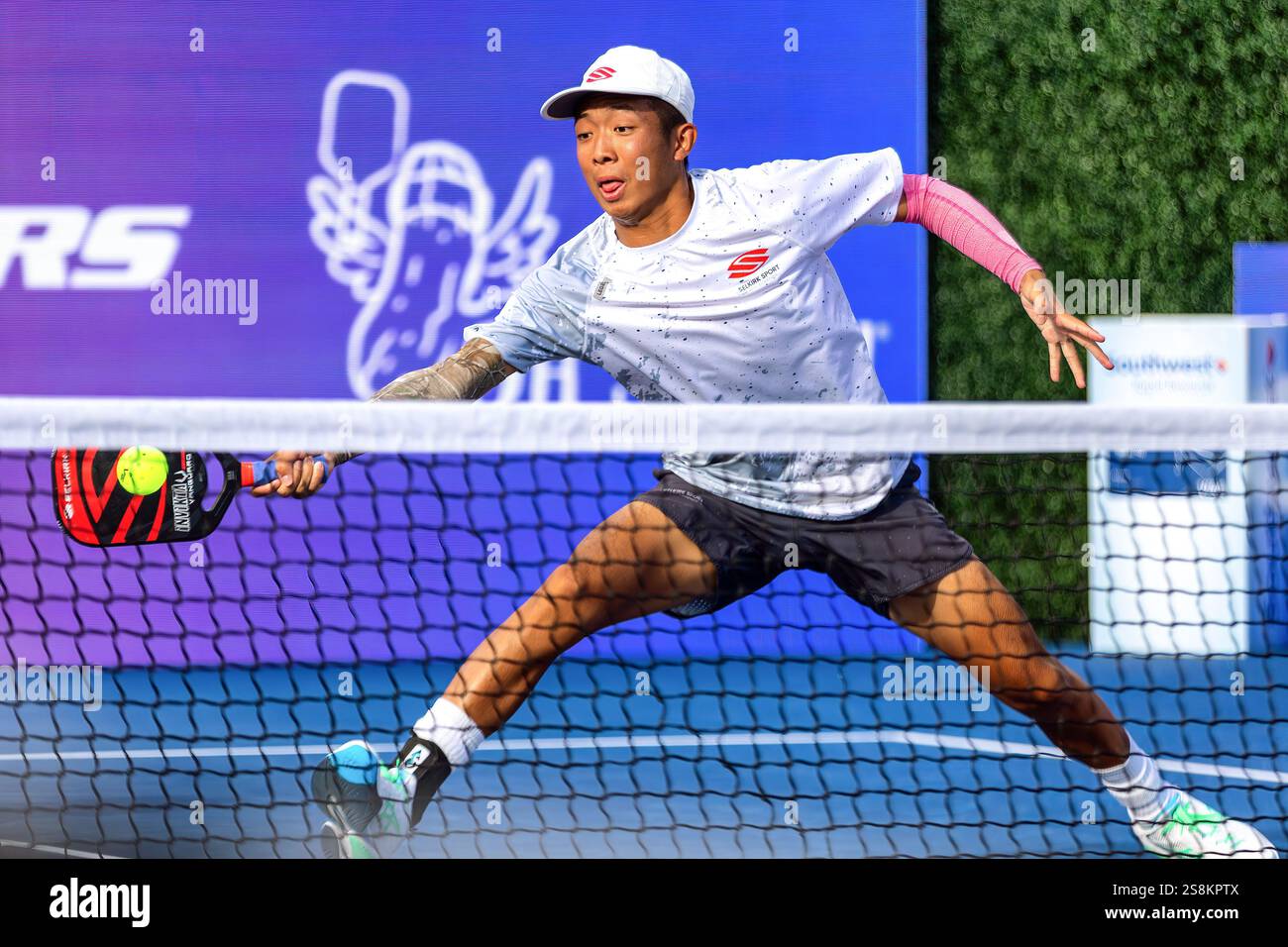 Quang Duong reaches for the ball during the PPA Las Vegas Open on 11 ...