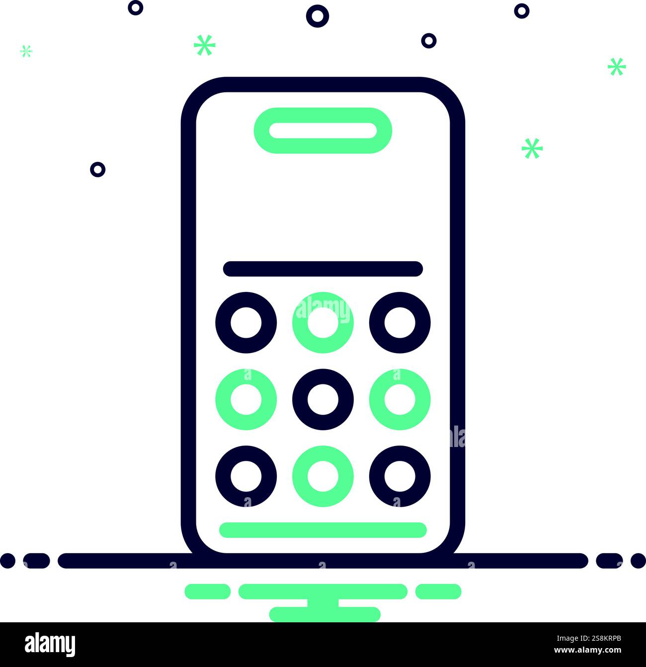 Icon for dial, dial pad Stock Vector Image & Art - Alamy