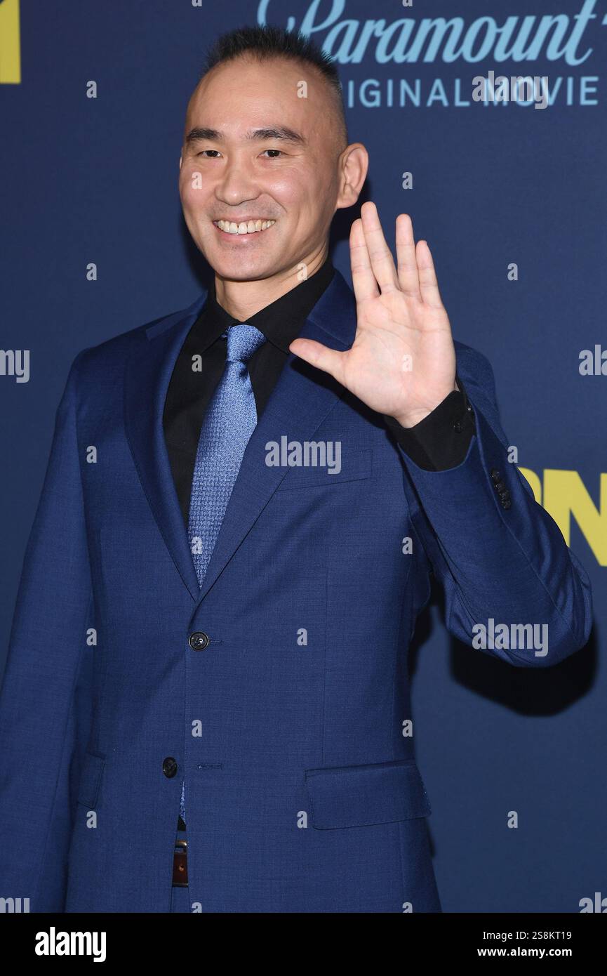 New York, USA. 22nd Jan, 2025. James Hiroyuki Liao attends Paramount ...
