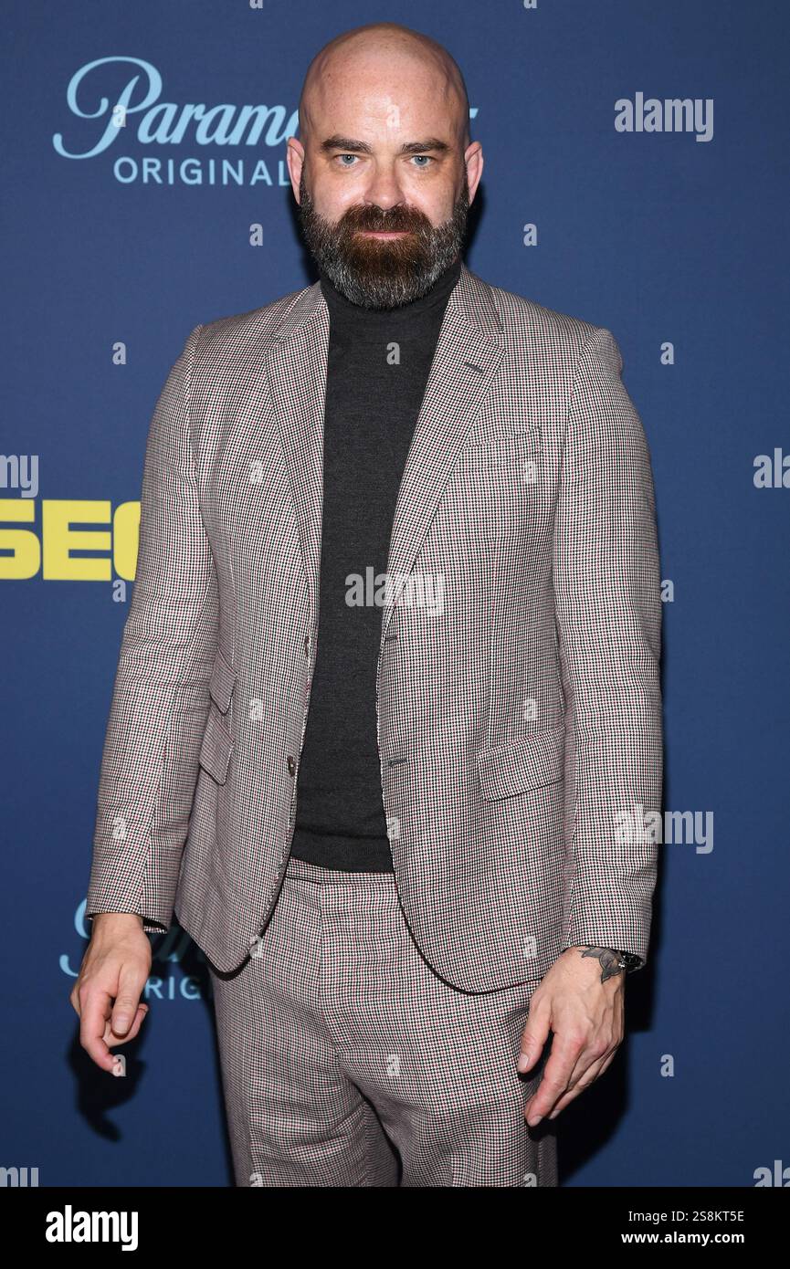New York, USA. 22nd Jan, 2025. Screenwriter Craig Sweeny attends ...