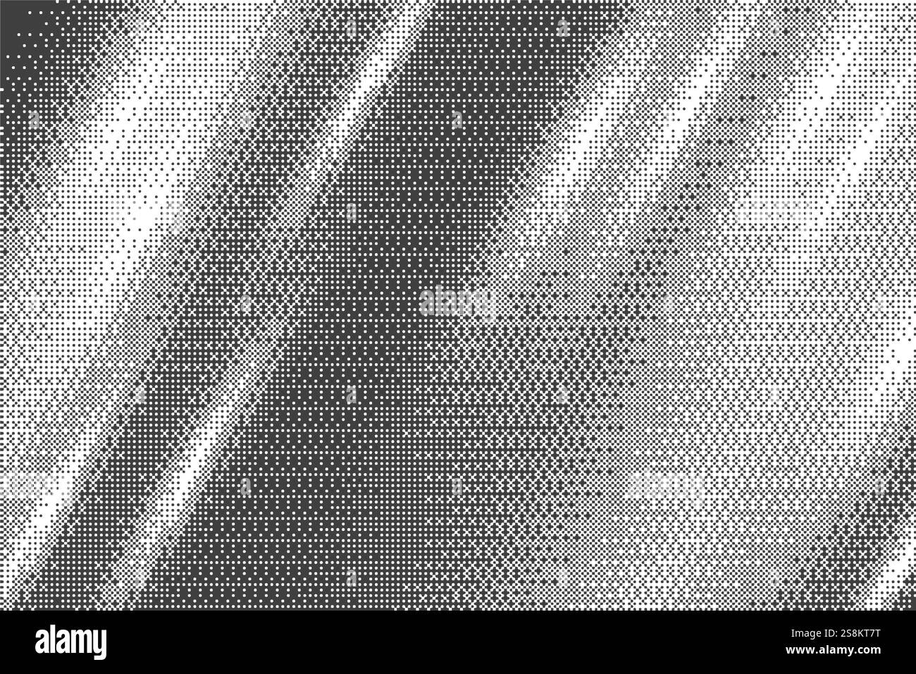 Bitmap Pattern With Pixel Texture Dotted Gradient Retro Vector Gradation Of Computer Game Bg