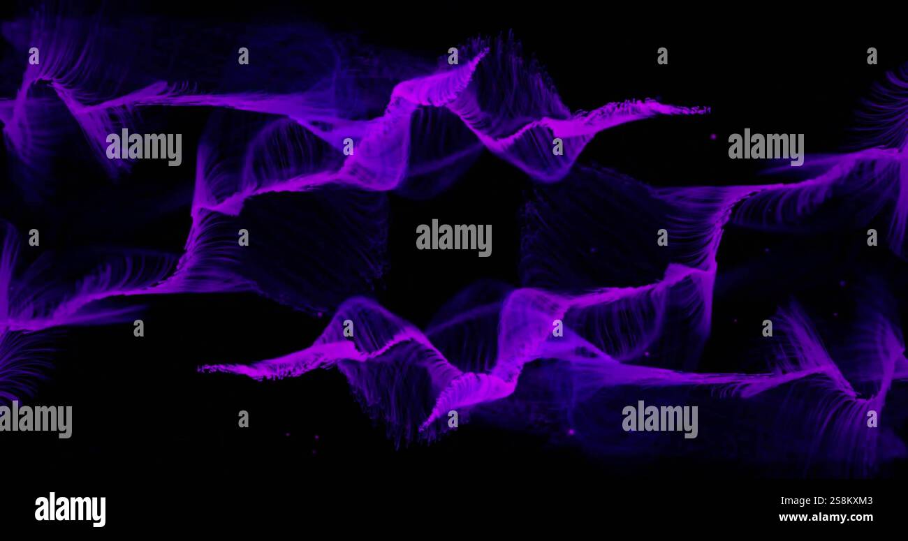 Animation moving shapes on purple hi-res stock photography and images ...