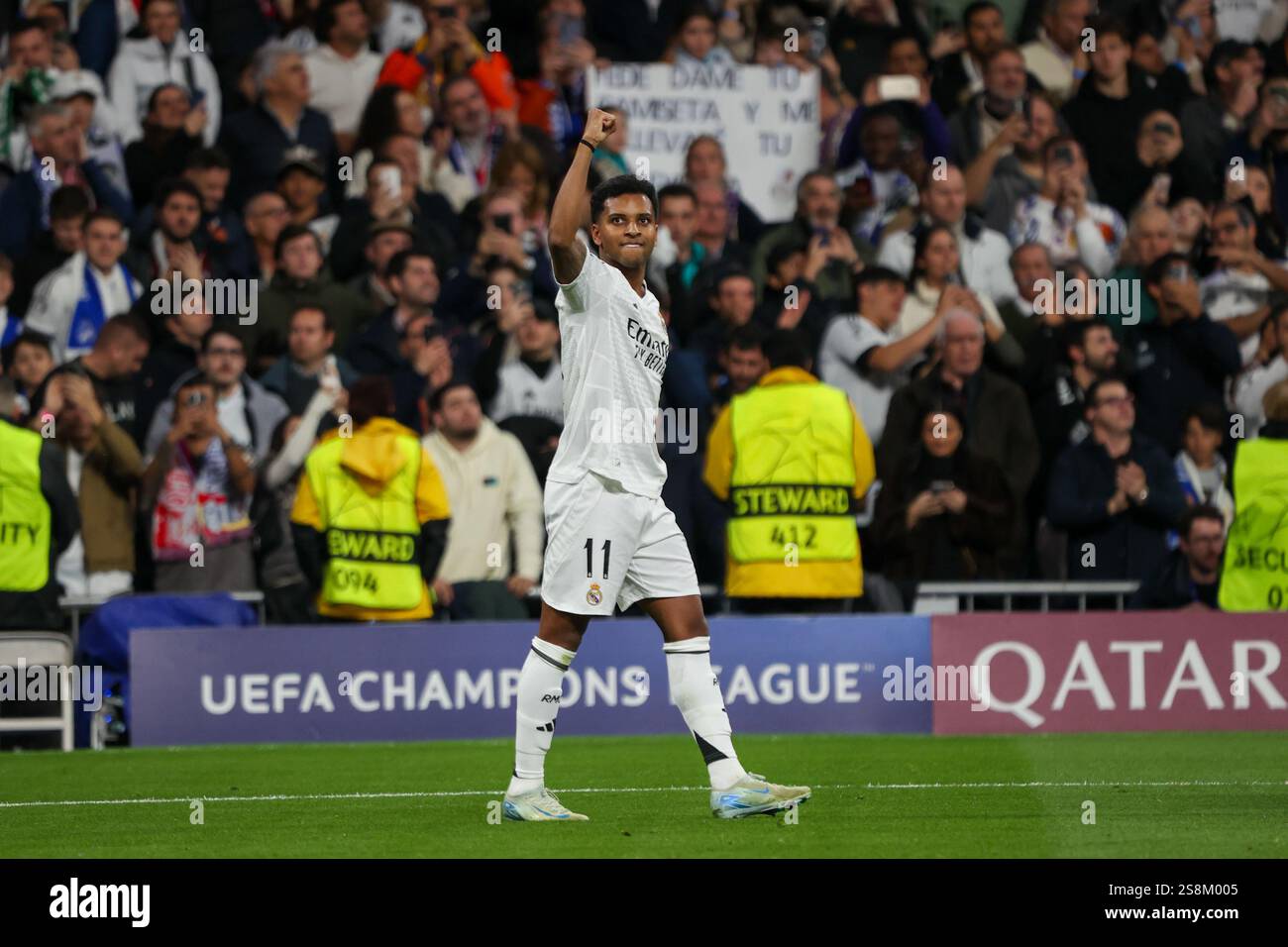 Madrid, Spain. 22nd Jan, 2025. Rodrygo Goes, Real Madrid in action ...
