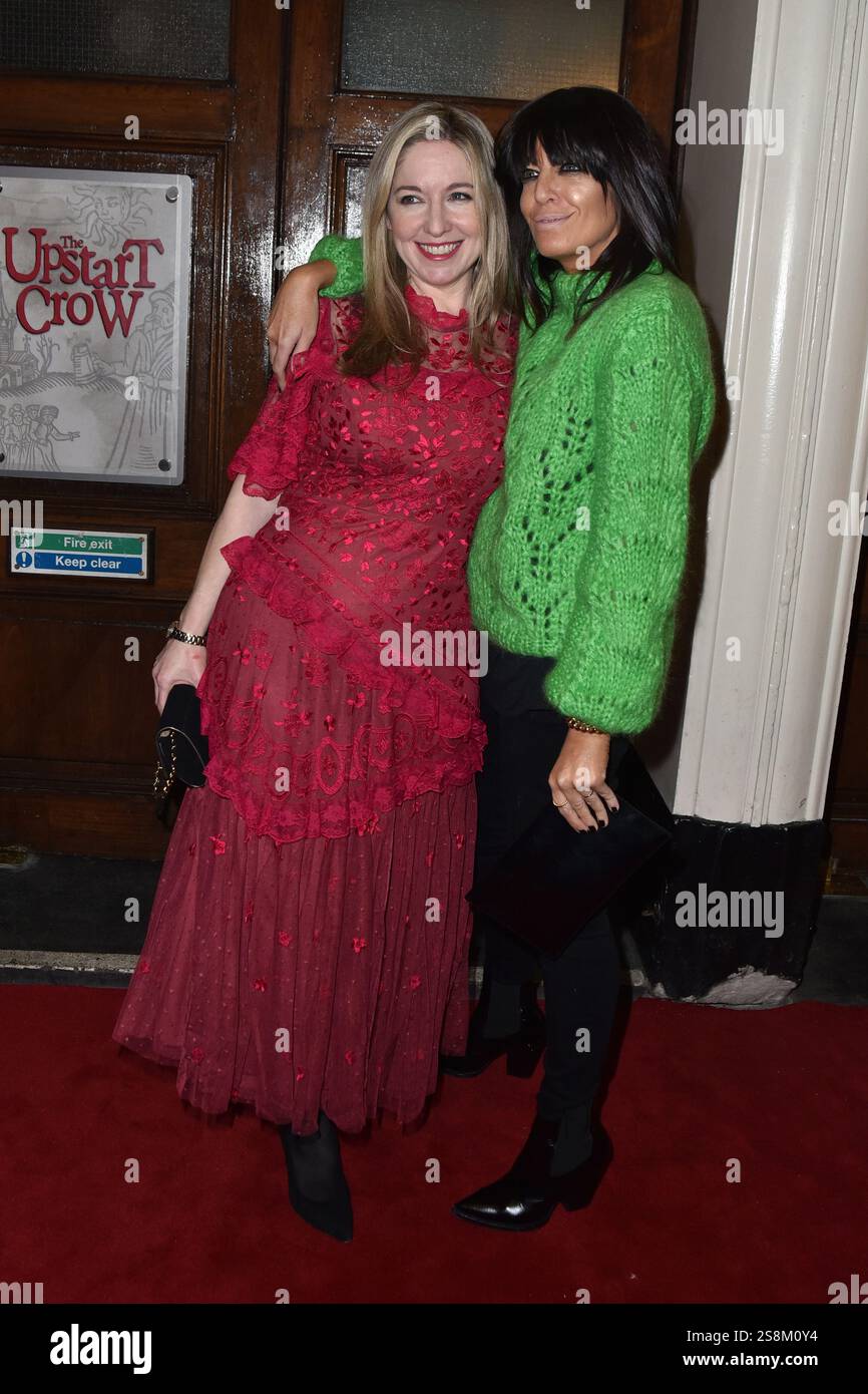 Victoria Coren Mitchell and Claudia Winkleman attends The Upstart Crow ...