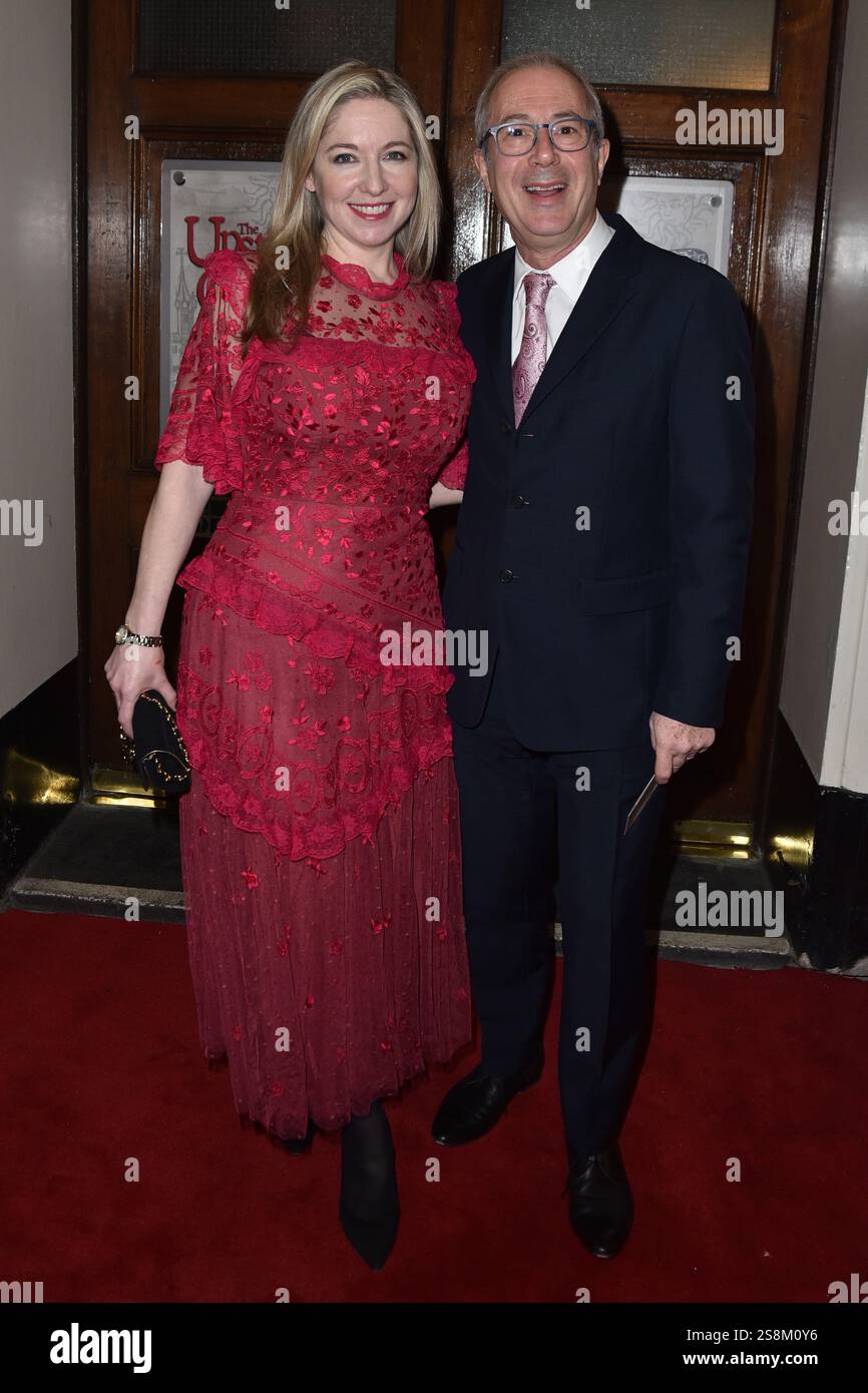 Victoria Coren Mitchell and Ben Elton attends The Upstart Crow Press ...
