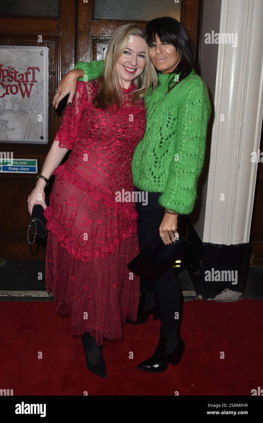 Victoria Coren Mitchell and Claudia Winkleman attends The Upstart Crow ...