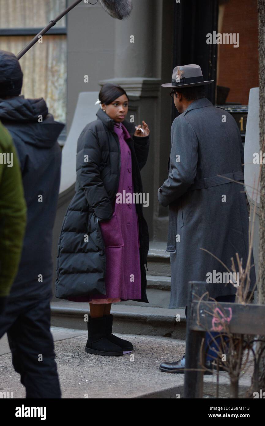 Jennifer Hudson and Forest Whitaker was seen filming ‘Respect’ in the ...