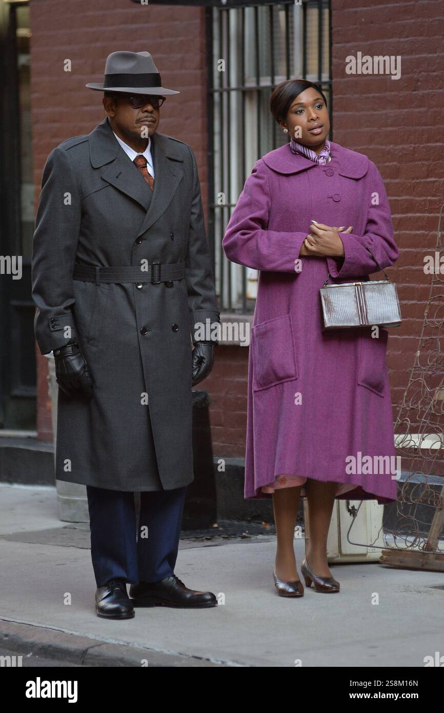 Forest Whitaker and Jennifer Hudson seen filming ‘Respect’ in the West ...