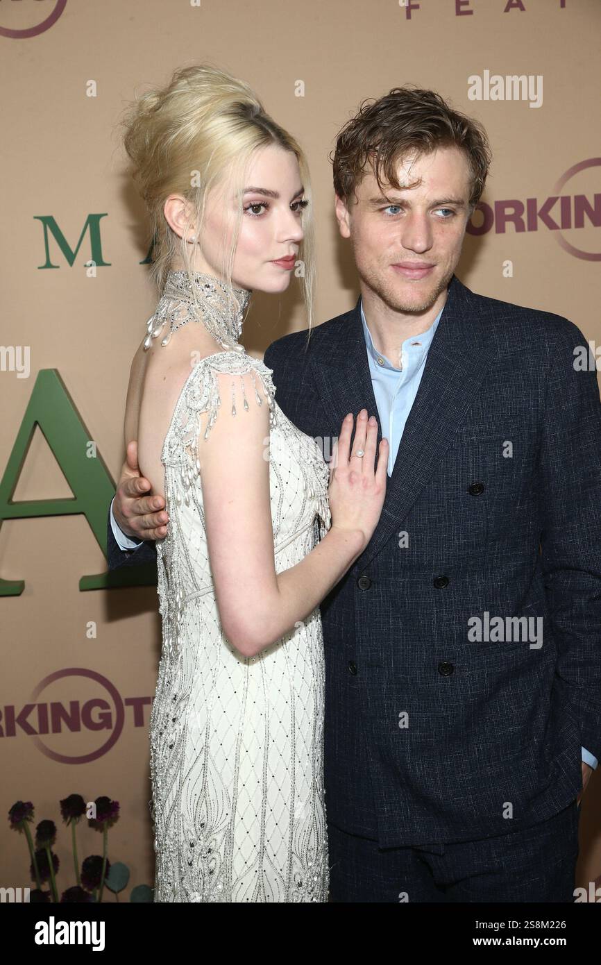 Anya Taylor-Joy and Johnny Flynn at the 'Emma' film premiere, Arrivals ...