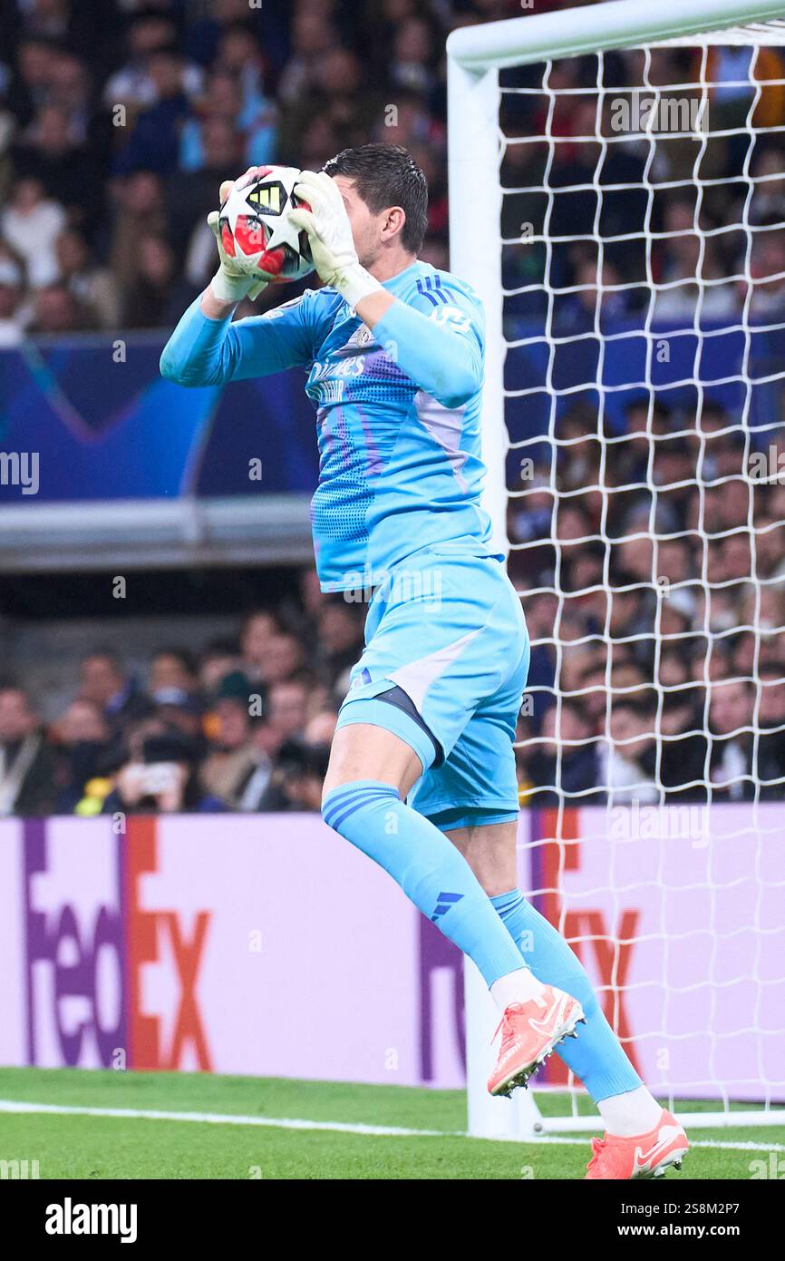 Madrid, Spain. 23rd Jan, 2025. Thibaut Courtois (goalkeeper; Real ...