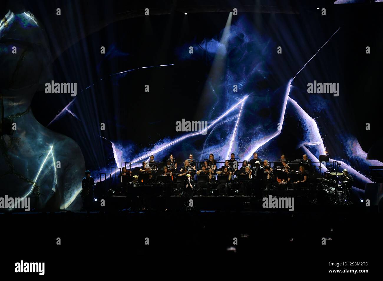 Billie Eilish at the 40th Brit Awards, Show, The O2 Arena, London, UK ...