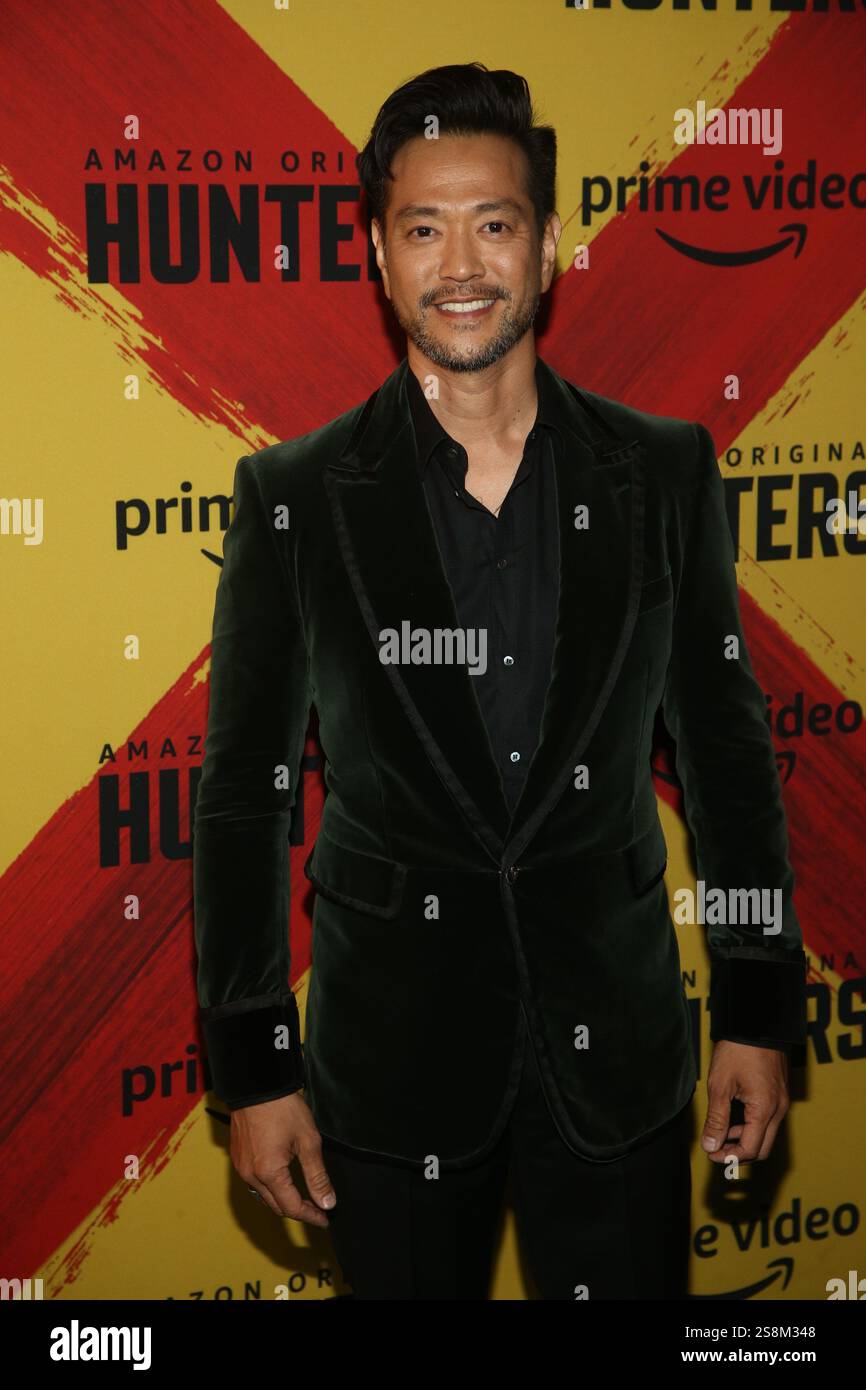 Louis Ozawa Changchien at the 'Hunters' TV show premiere, Arrivals, DGA ...