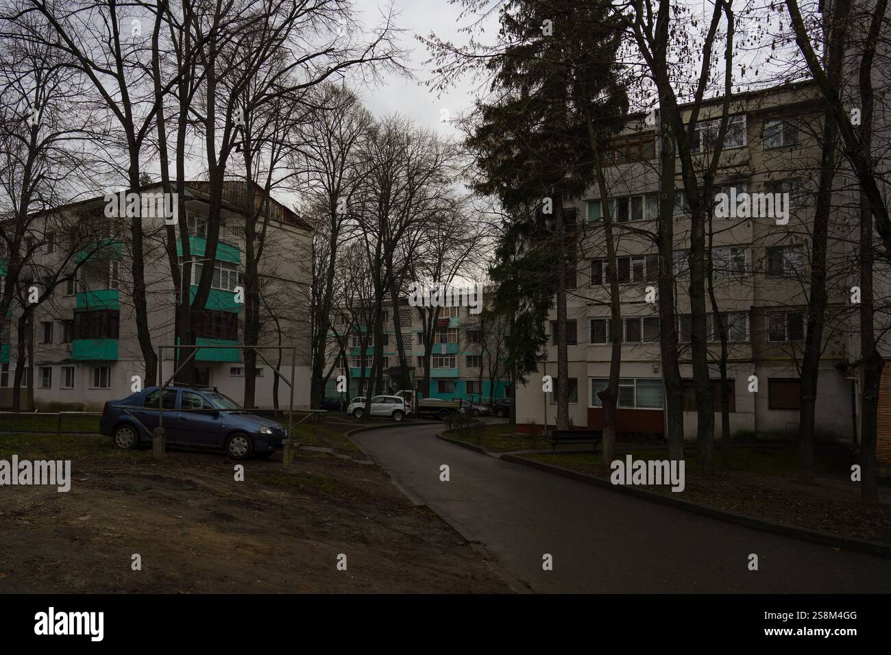 The legacy of communism on architecture in Romania. Apartment buildings ...