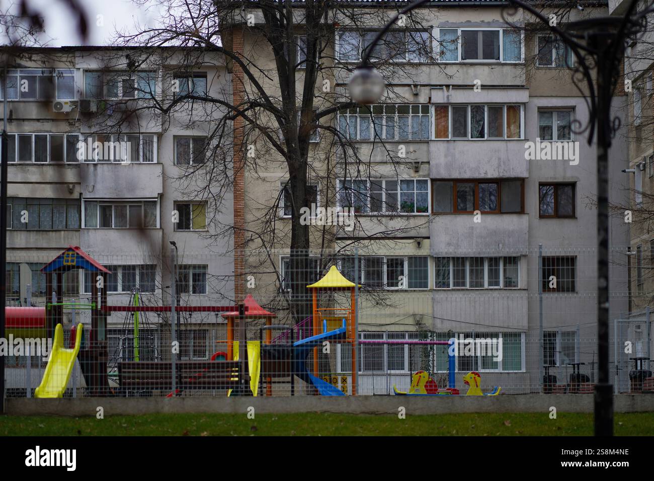 The legacy of communism on architecture in Romania. Apartment buildings ...