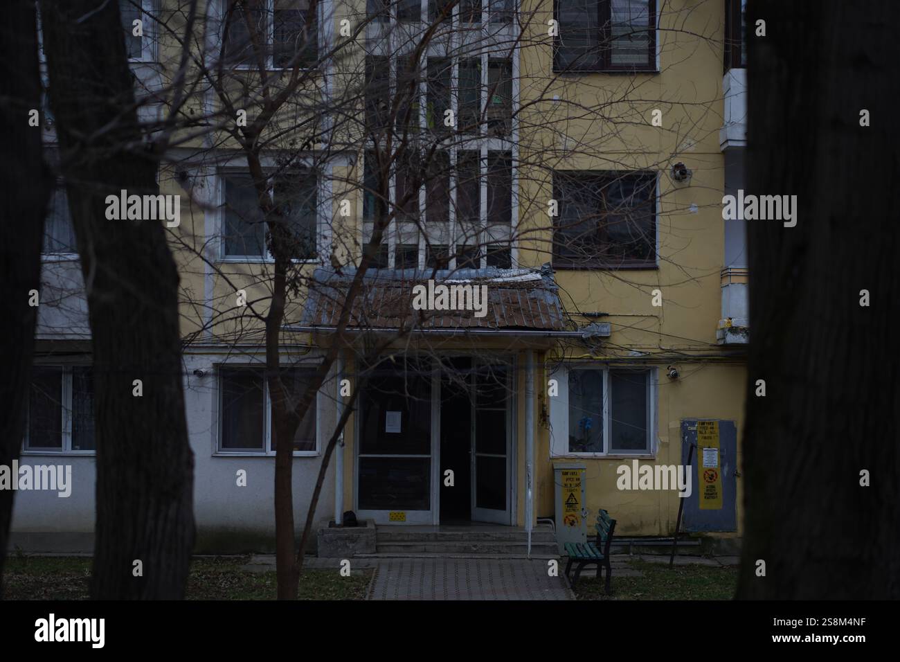 The legacy of communism on architecture in Romania. Apartment buildings ...