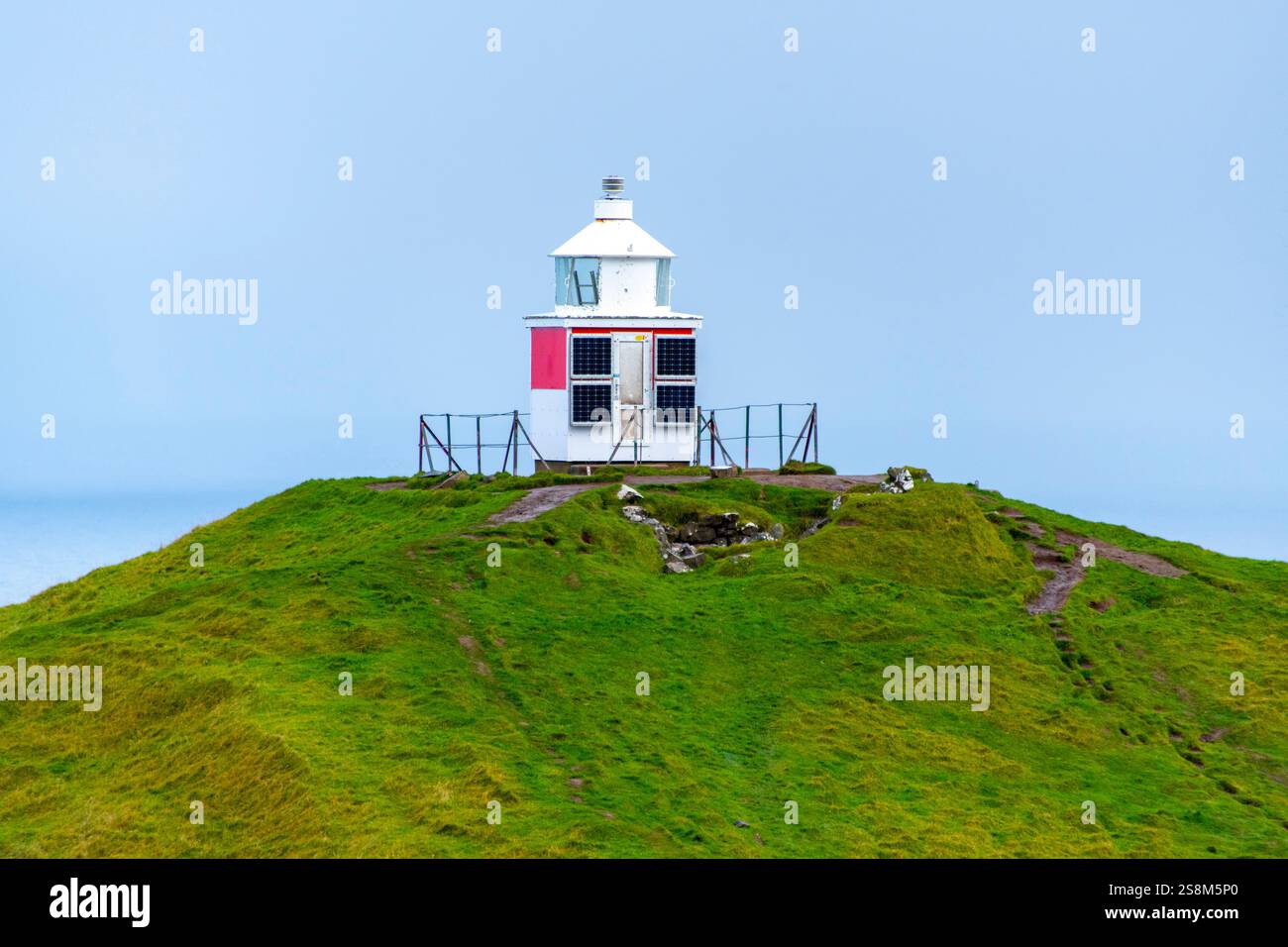 Kallur Lighthouse - Faroe Islands Stock Photo - Alamy