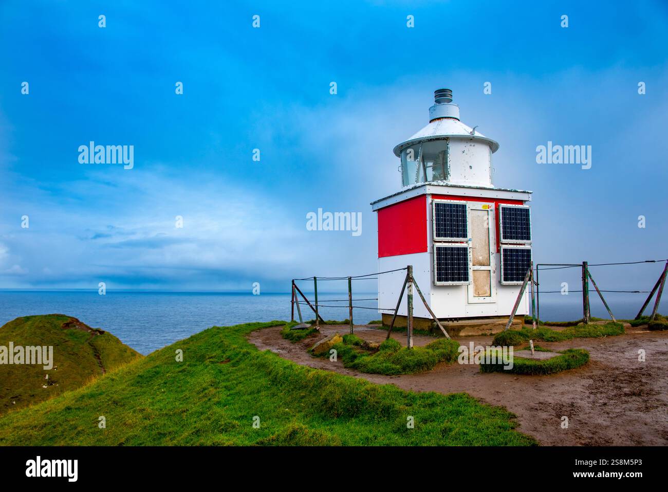 Kallur Lighthouse - Faroe Islands Stock Photo - Alamy