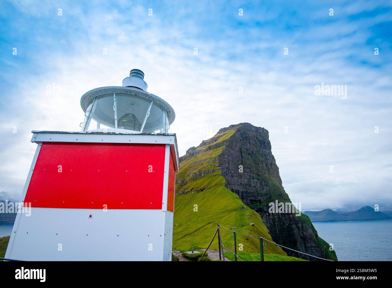 Kallur Lighthouse - Faroe Islands Stock Photo - Alamy