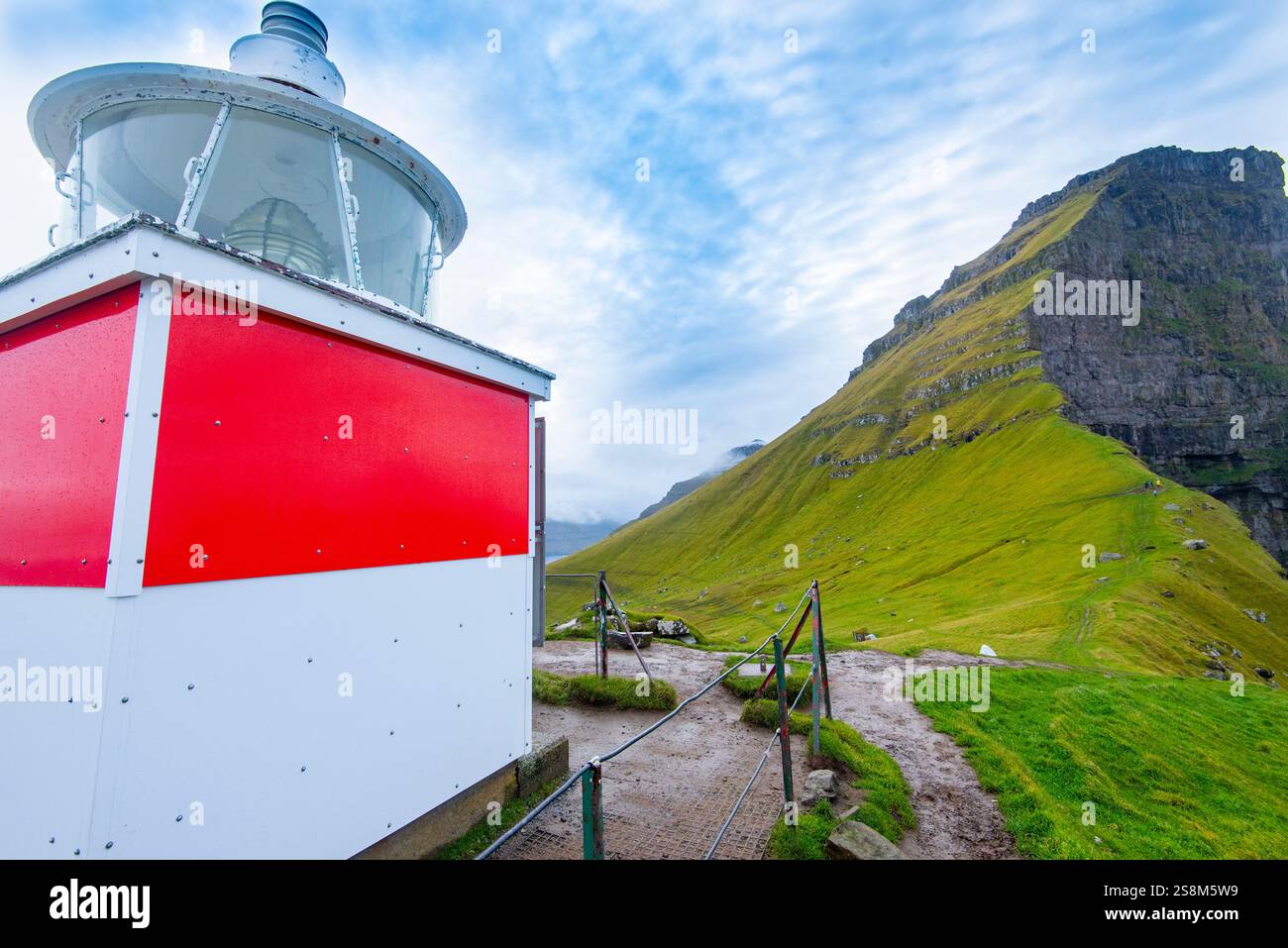 Kallur Lighthouse - Faroe Islands Stock Photo - Alamy