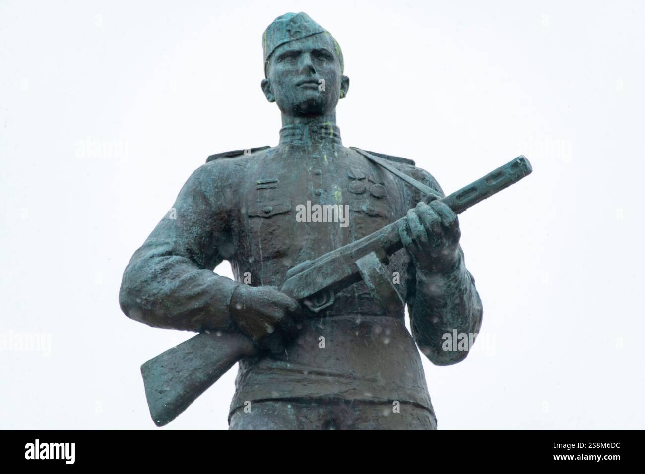 Monument in Honor of the Soviet Liberation - Kirkenes - Norway Stock ...