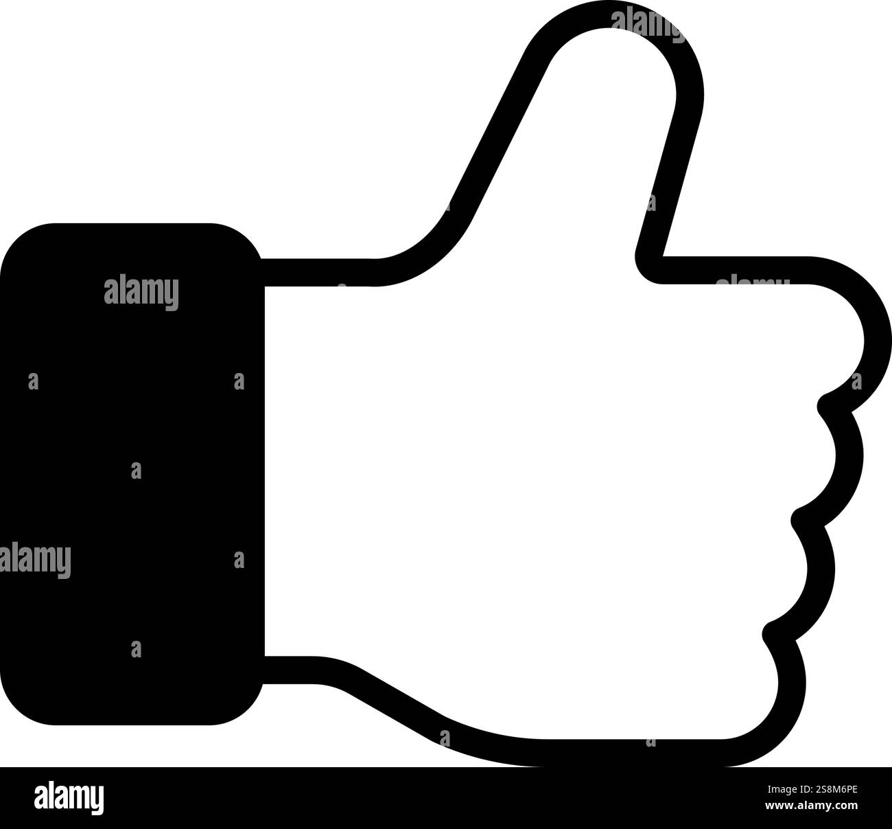 Icon for thumb up, finger Stock Vector Image & Art - Alamy