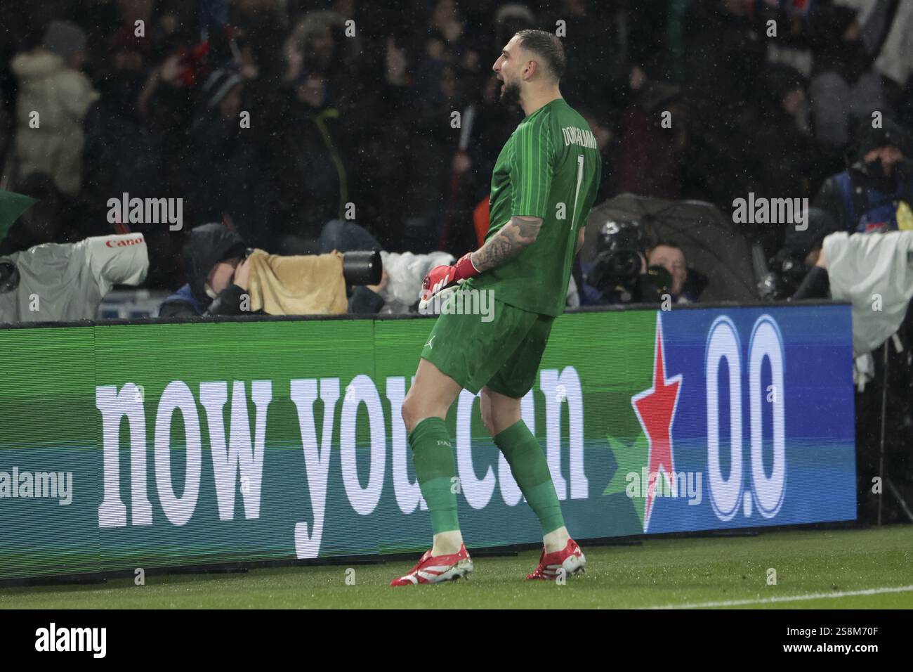 PSG goalkeeper Gianluigi Donnarumma during the UEFA Champions League ...