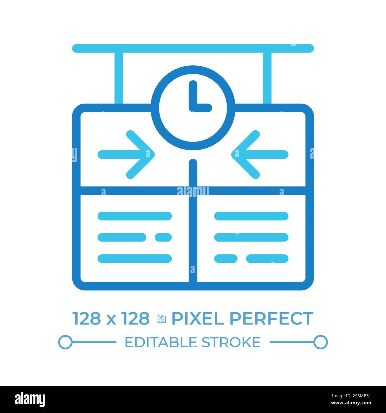 Flight time color line Stock Vector Images - Alamy