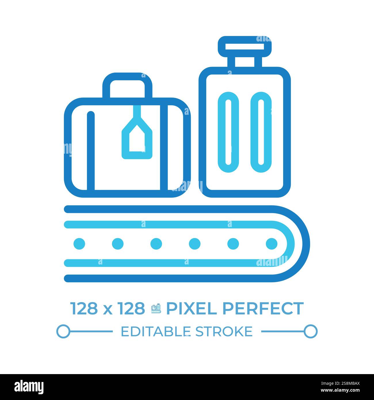 Airport conveyor belt color Stock Vector Images - Alamy