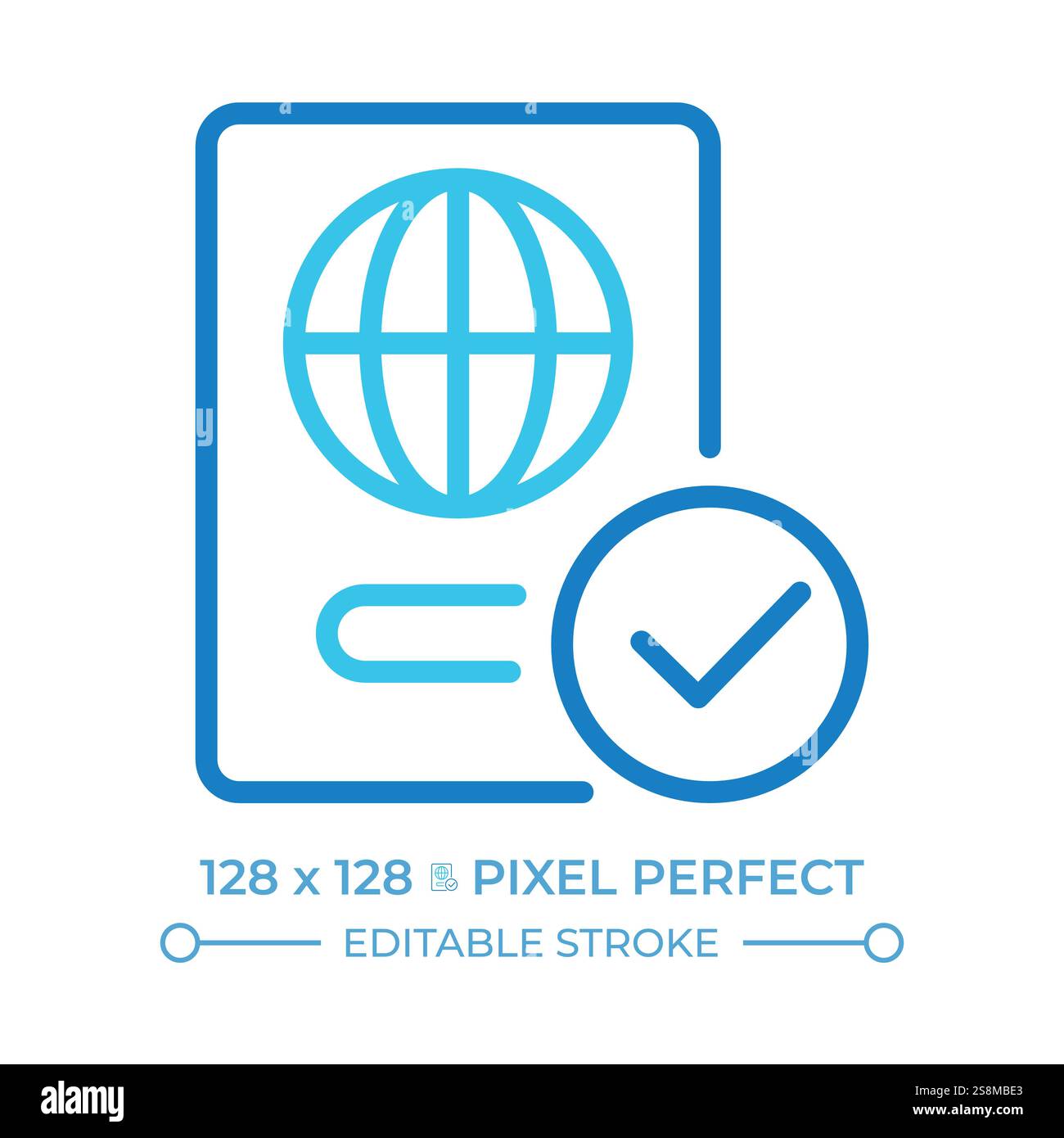 Passport control immigration line Cut Out Stock Images & Pictures - Alamy