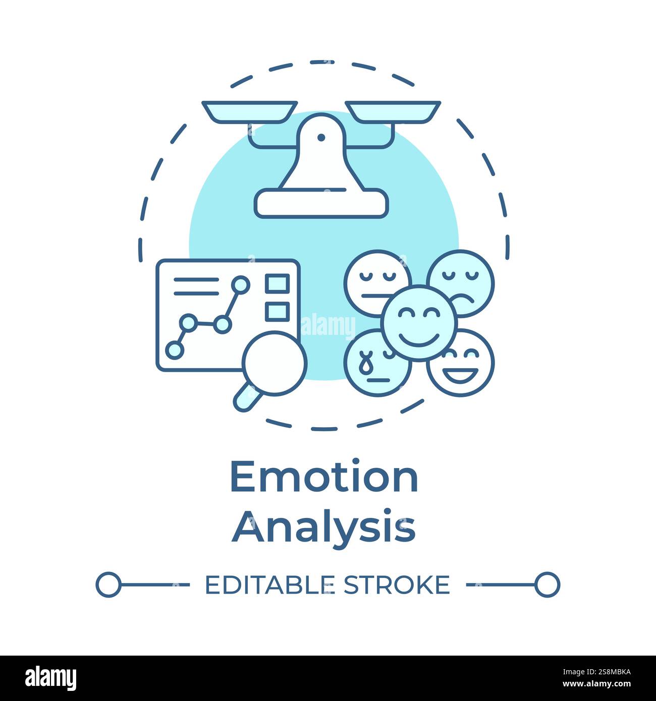 Emotion analysis Stock Vector Images - Alamy