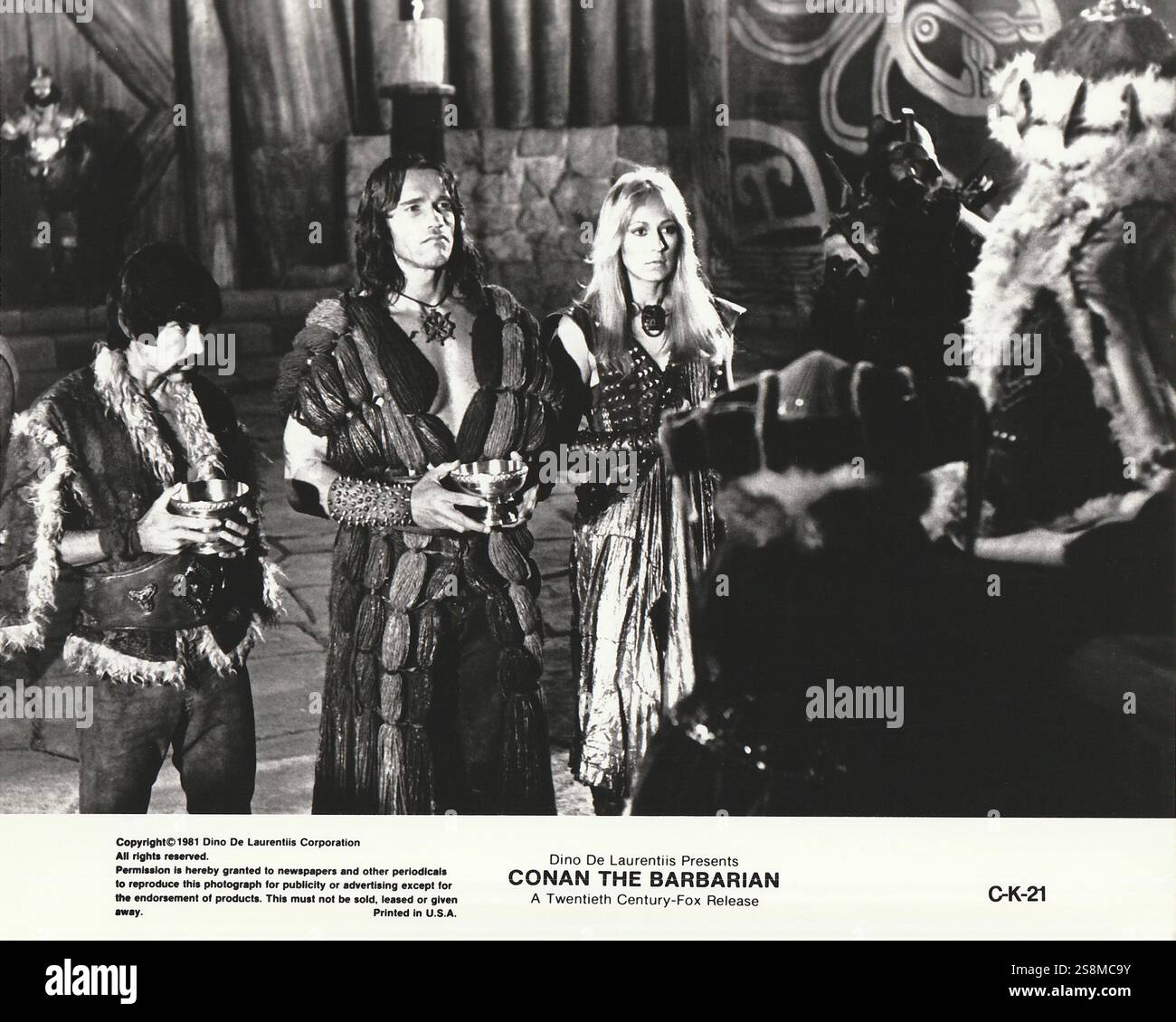 Conan the Barbarian (Universal, 1982) Arnold Schwarzenegger stars as ...