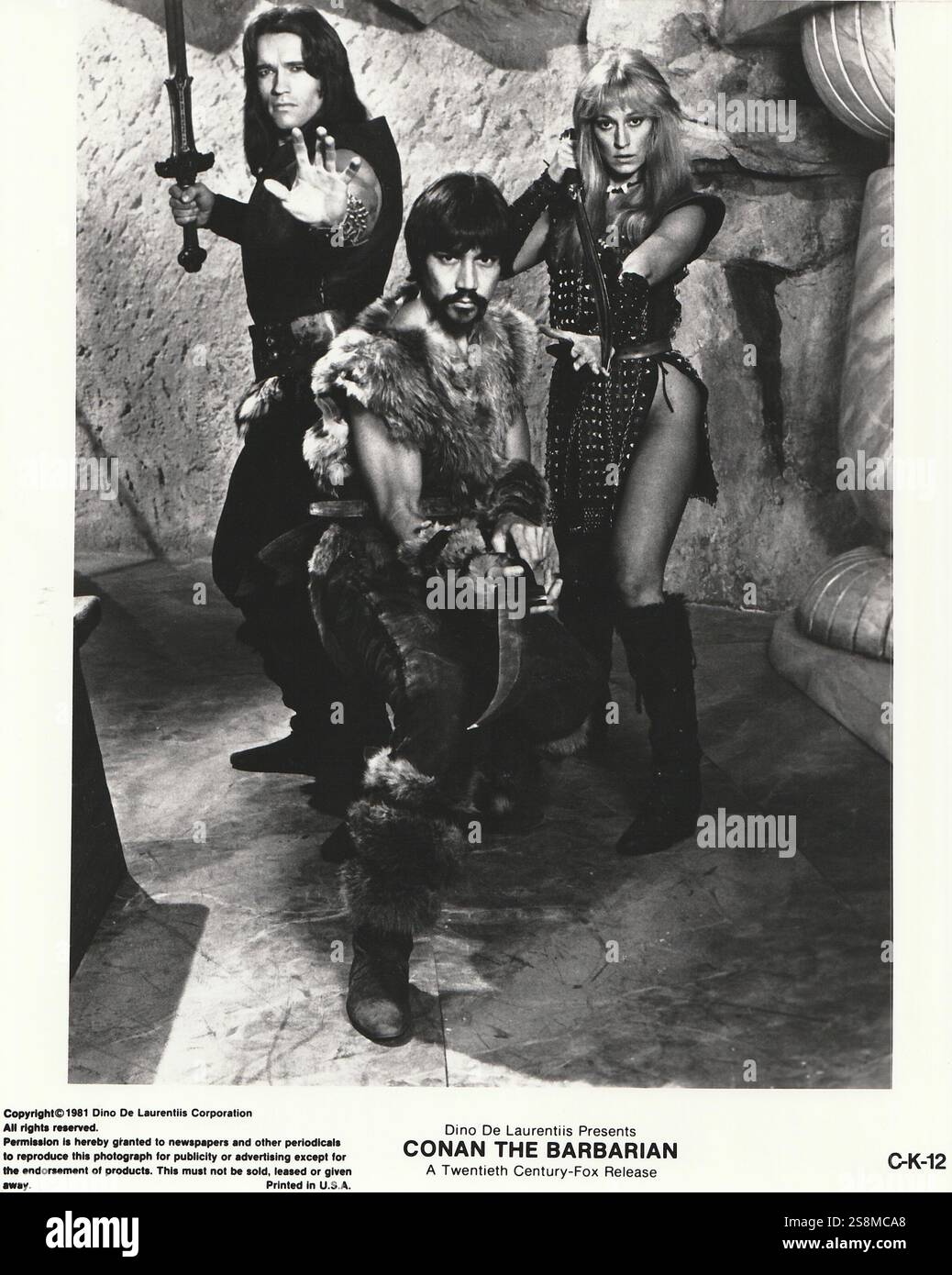 Conan the Barbarian (Universal, 1982) Arnold Schwarzenegger stars as ...