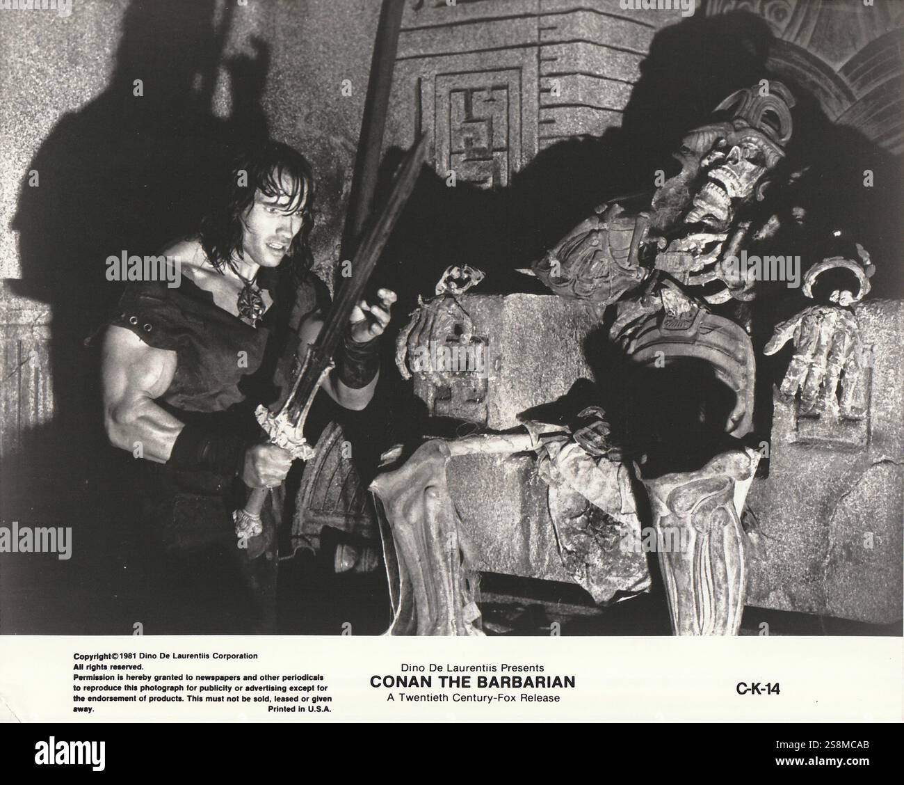 Conan the Barbarian (Universal, 1982) Arnold Schwarzenegger stars as ...