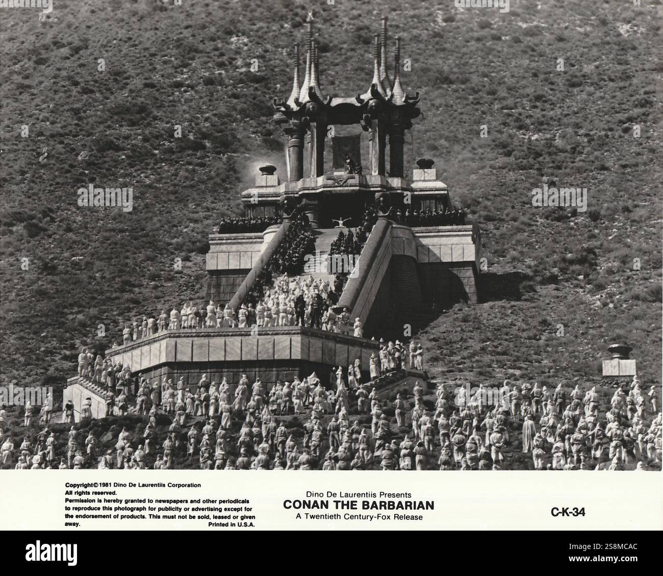 Conan the Barbarian (Universal, 1982) Arnold Schwarzenegger stars as ...